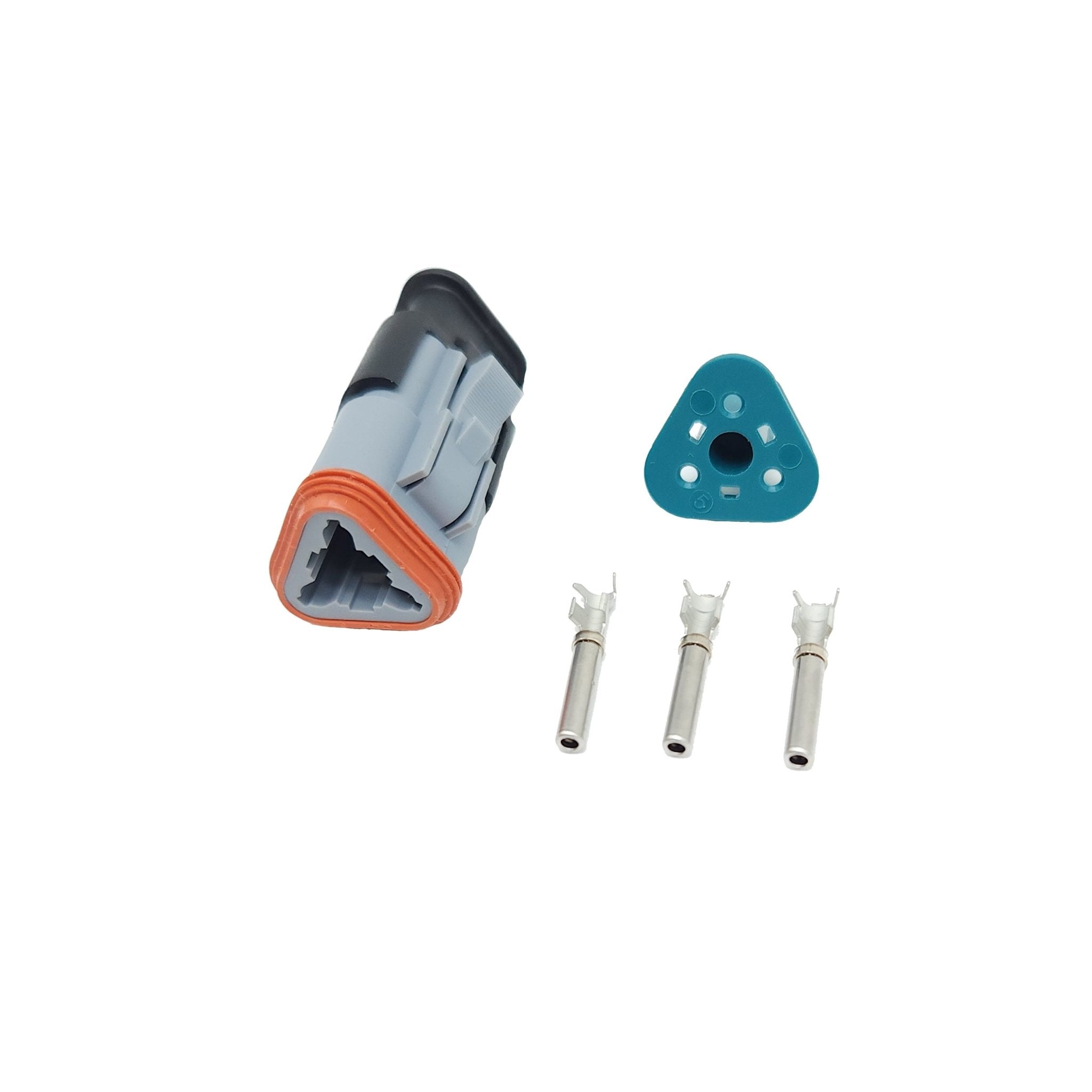 3 Sockets Deutsch With Strain Relief Plug Kit