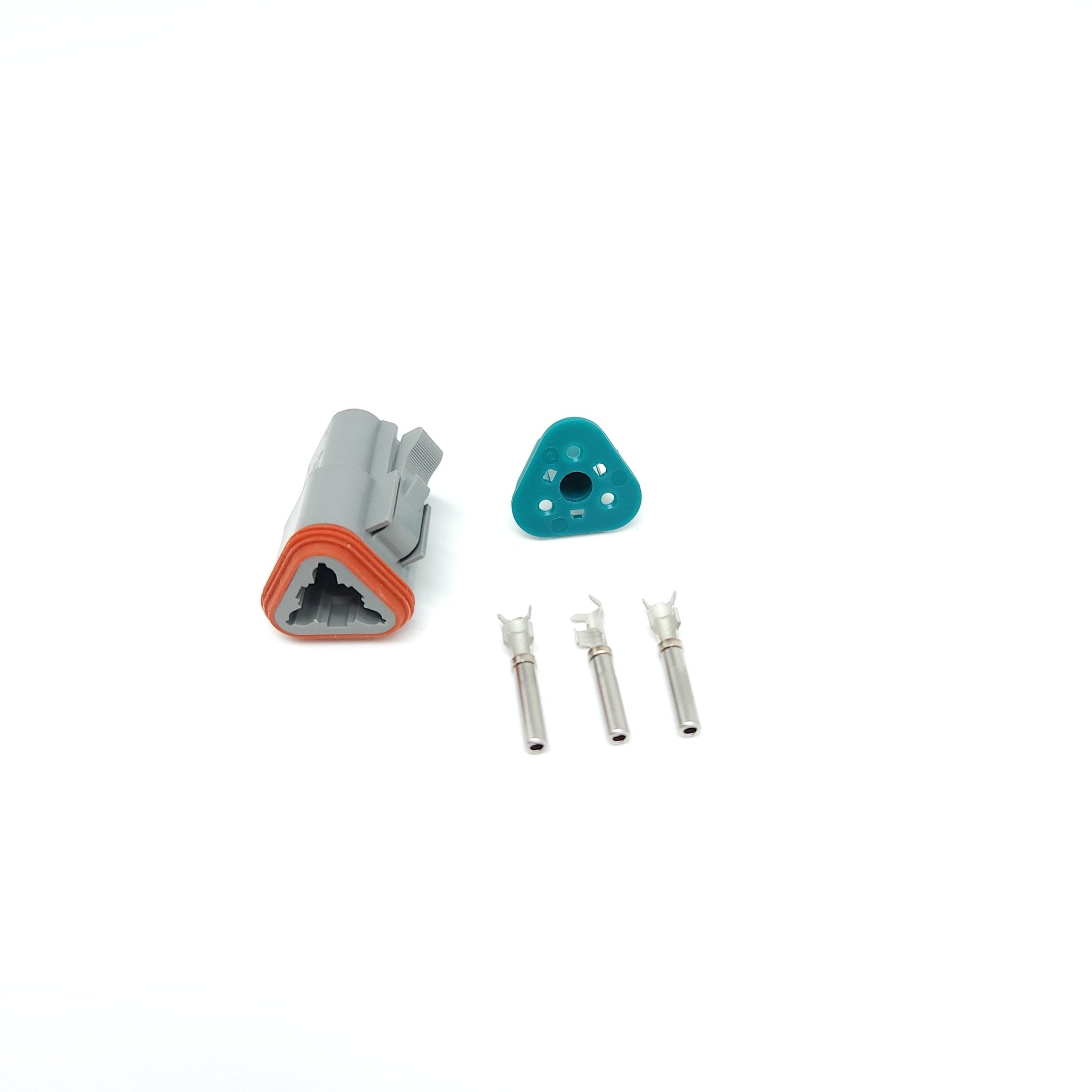 Reliable 3-Sockets Plug Connector Kit for Secure Electrical Work