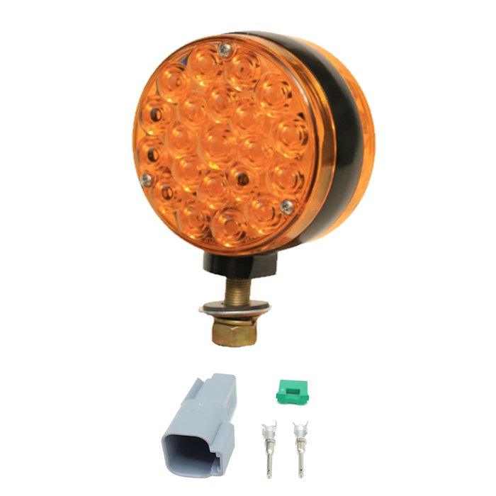 ML6310 - Double Face Pedestal Amber/Amber Light