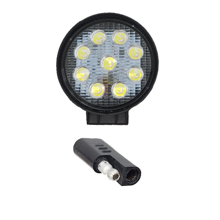 Round work light - 9 LED Light